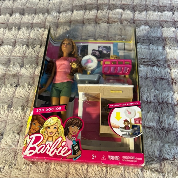 Mattel | Toys | Mattel Barbie Zoo Doctor Playset Pink And Green | Poshmark